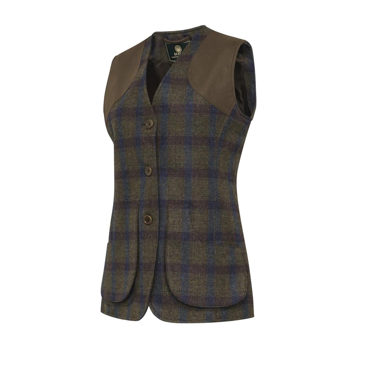 Beretta ST JAMES VEST W Brown & Dark Blue Check – BushWear