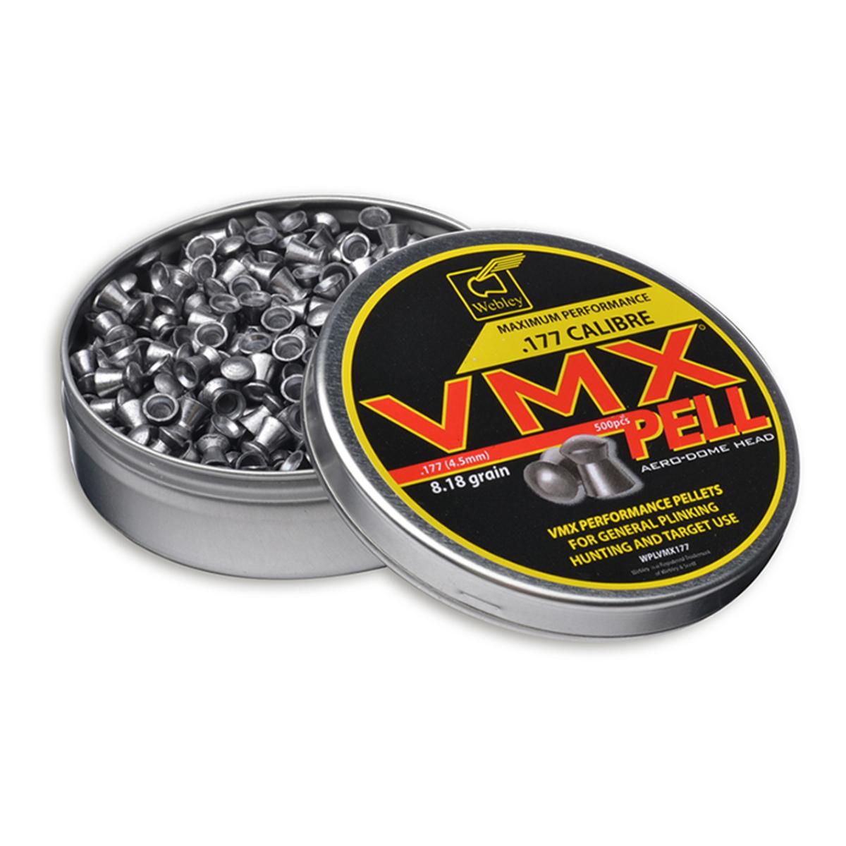 Webley VMX .177 Airgun Pellets 8.18gr Tin of 500 – BushWear