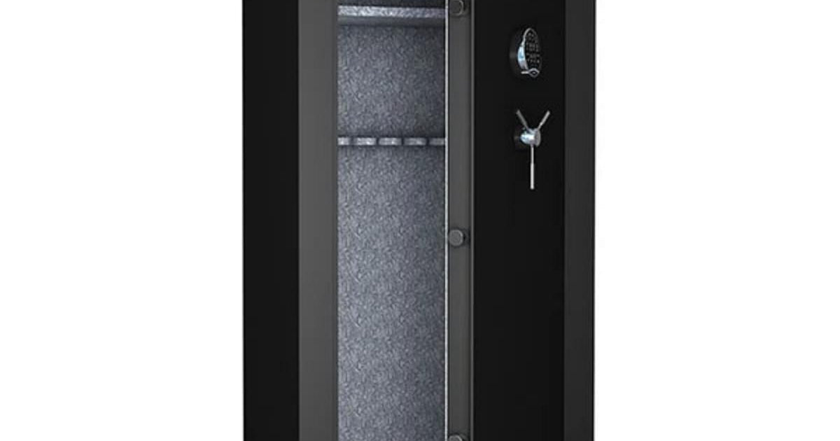 Buffalo River Buffalo River Gun Cabinet Black Diamond Series - 14 gun ...