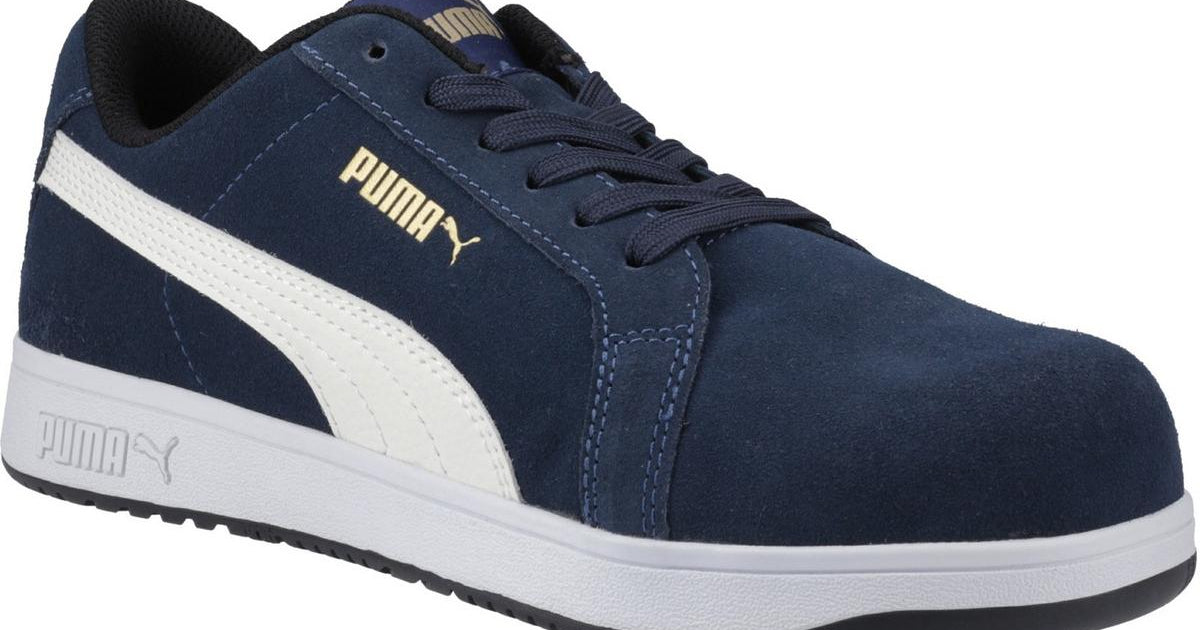 Puma Safety Iconic Low Safety Shoes Navy – BushWear