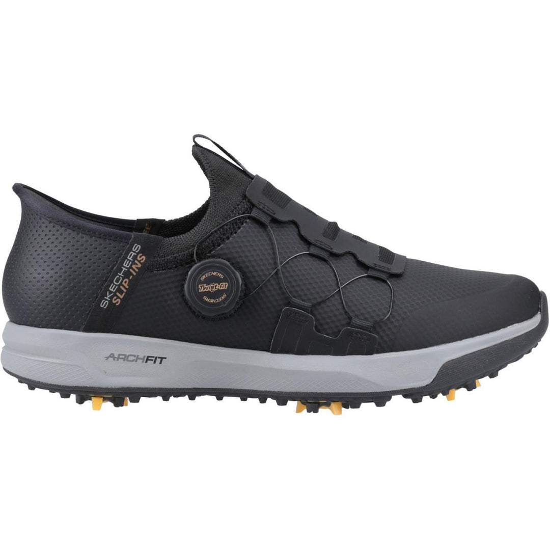 Skechers Performance Go Golf Elite Vortex Slip Ins Golf Shoes Black/Gr ...