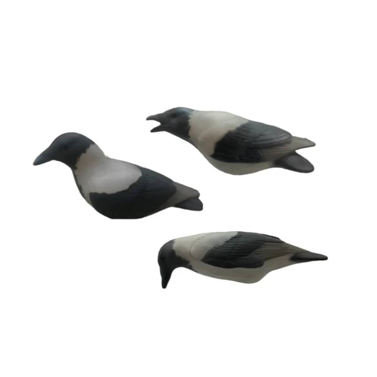 Final Approach FA-194003 Last Pass Hooded Crow Decoys - 3 Pack – BushWear