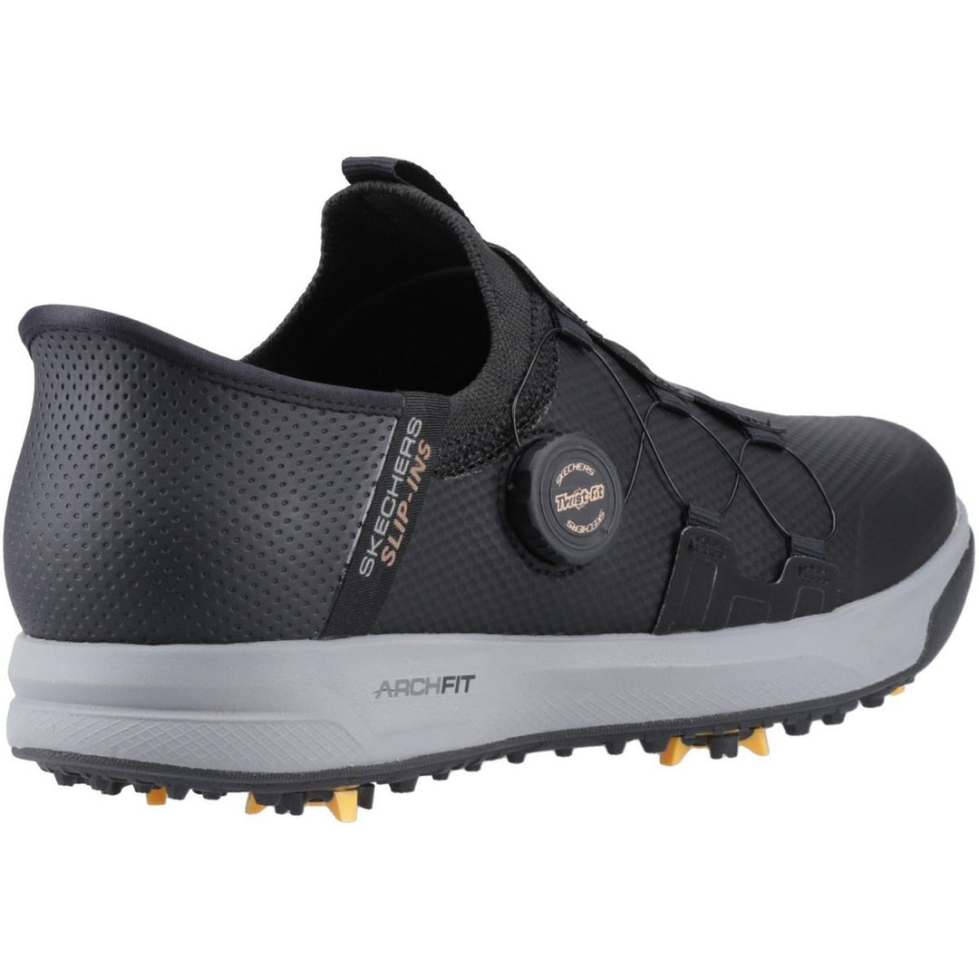 Skechers Performance Go Golf Elite Vortex Slip Ins Golf Shoes Black/Gr ...