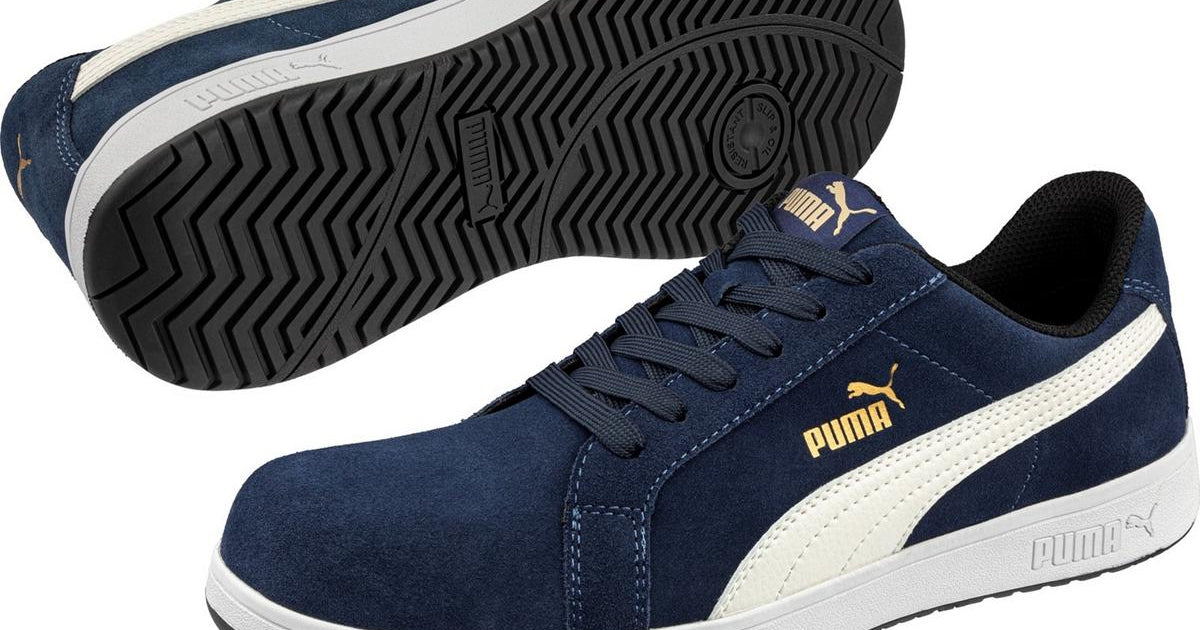 Puma Safety Iconic Low Safety Shoes Navy – BushWear