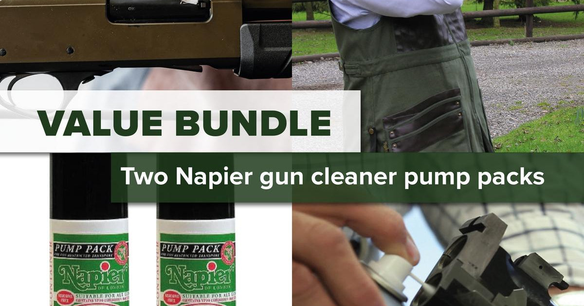 BushWear Napier Gun Cleaner Pump Spray Bundle Pack of 2