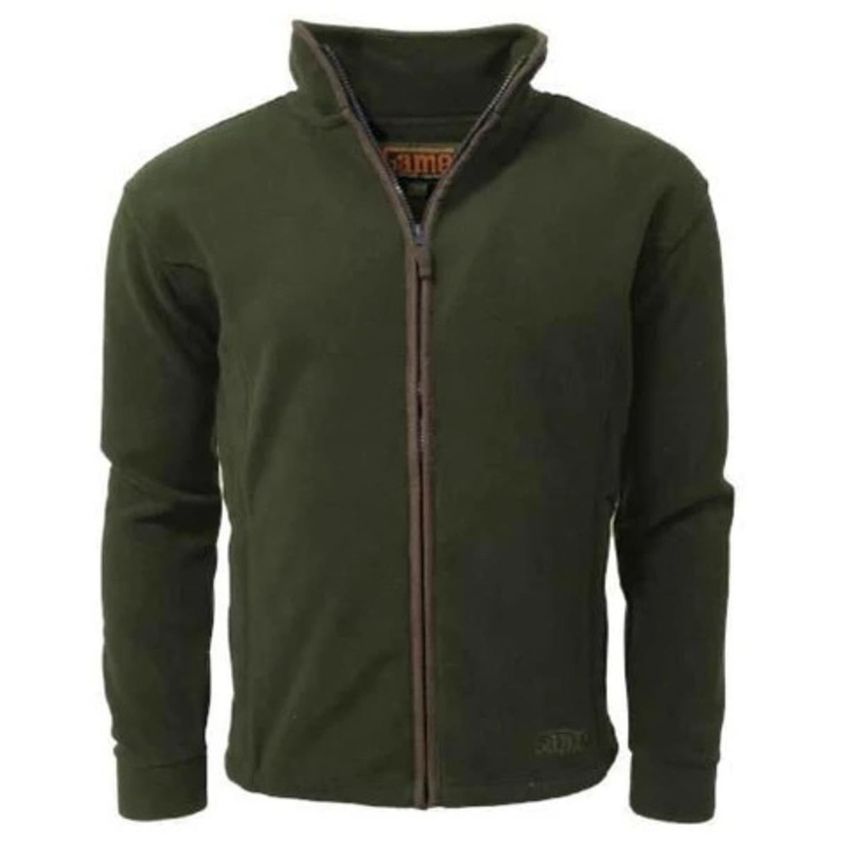 Game Technical Apparel Mens Game Stanton Fleece Jacket - Forest Green ...