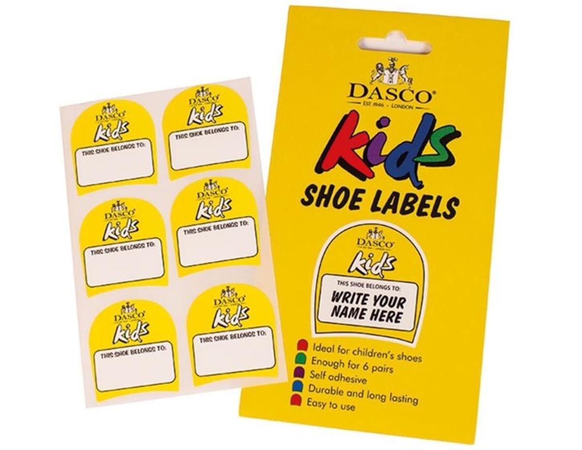 Dasco Shoe Labels Display Box – BushWear