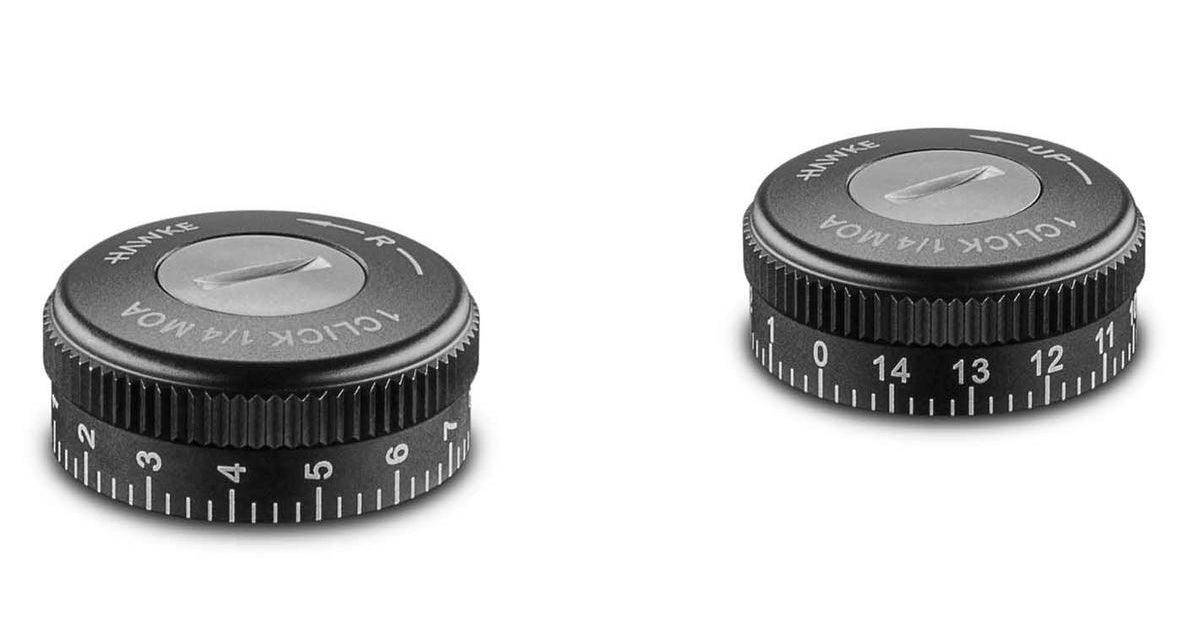 Hawke Riflescope Type 11 Turret Caps - Endurance 30 WA (1/4 MOA lockin ...