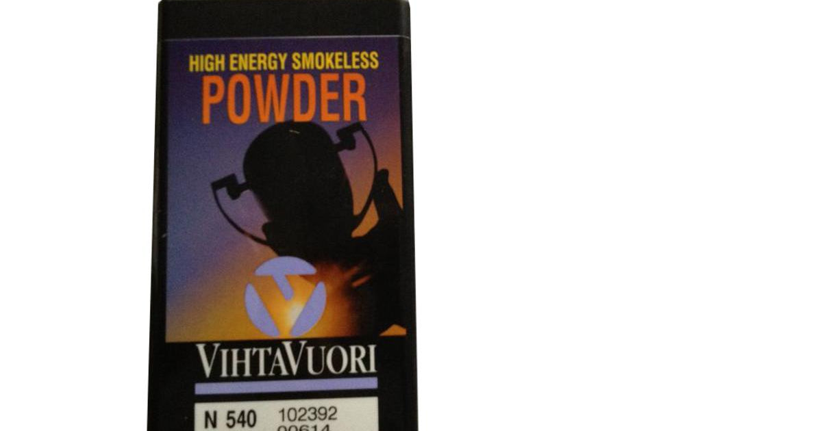 VihtaVuori N540 High Energy Powder 1kg – BushWear