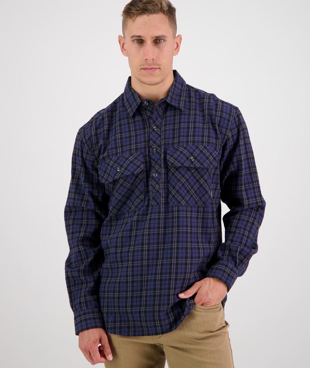Swanndri Barn Shirt Blue – BushWear