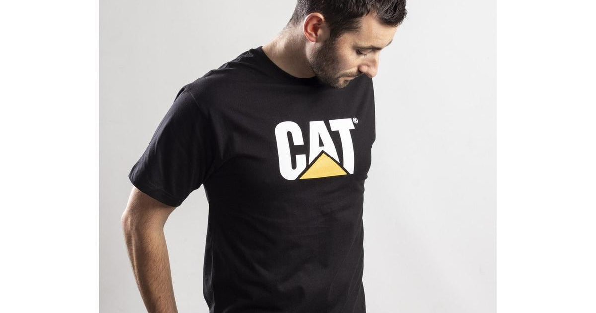 Caterpillar Trademark Logo T-Shirt Black – BushWear
