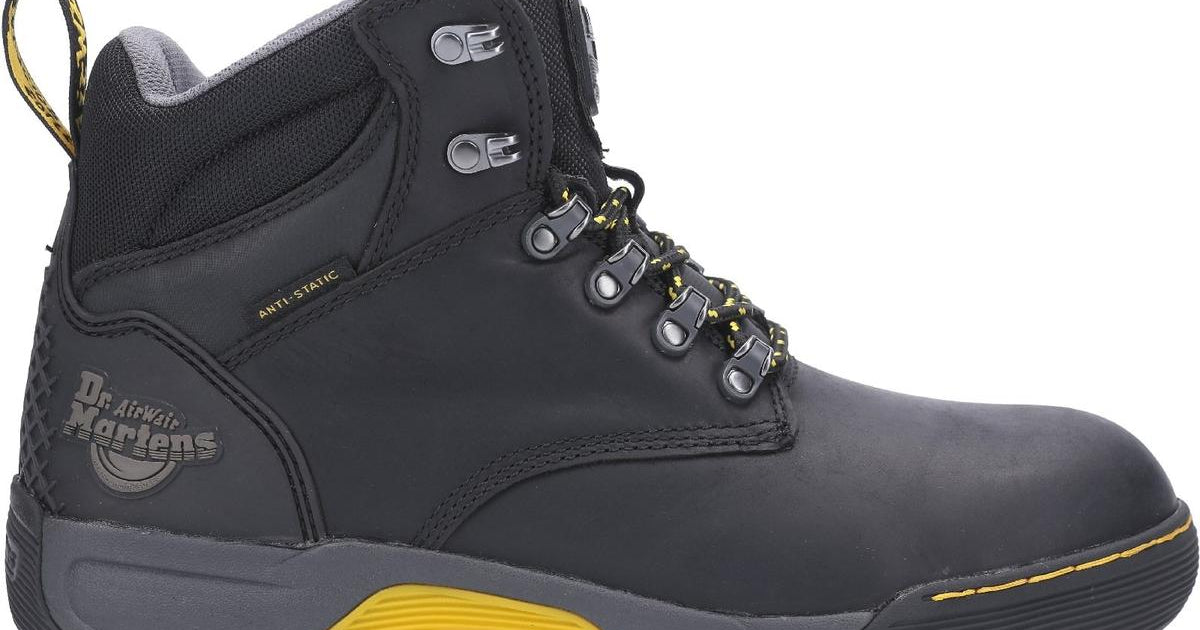 Dr Martens Ridge ST Lace Up Hiker Safety Boot Black – BushWear