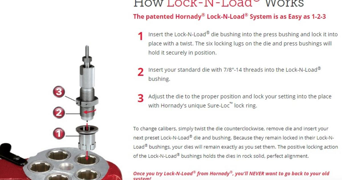Hornady Lock-N-Load® Die Bushing 10 Pack – BushWear