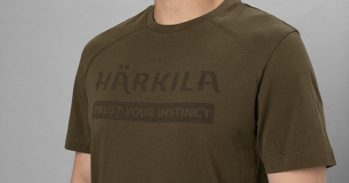 Harkila Härkila logo S/S t-shirt Willow green – BushWear