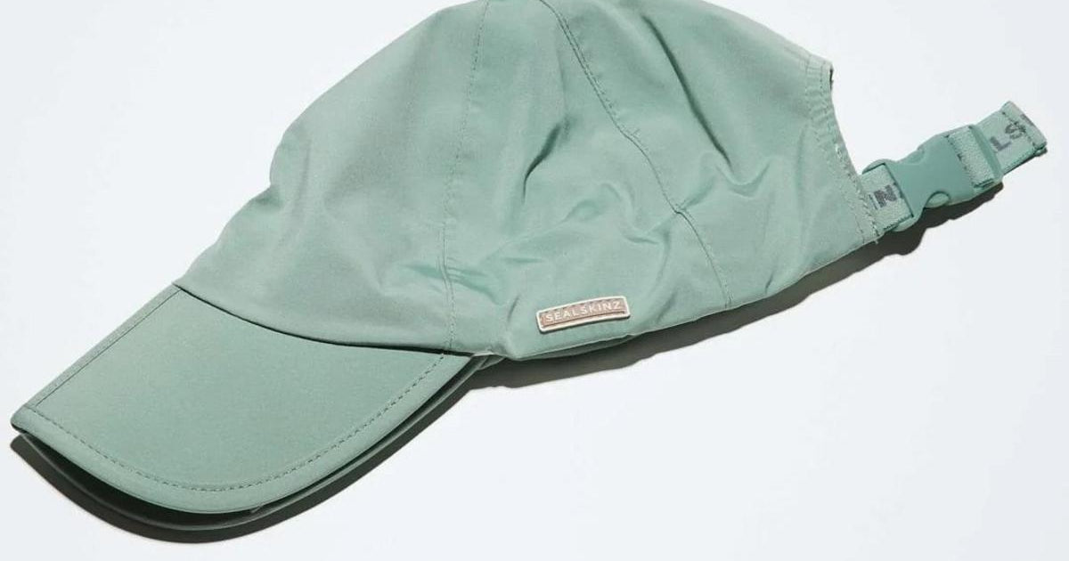 Sealskinz Salle Waterproof Women's Foldable Peak Cap Mint Women's HAT ...