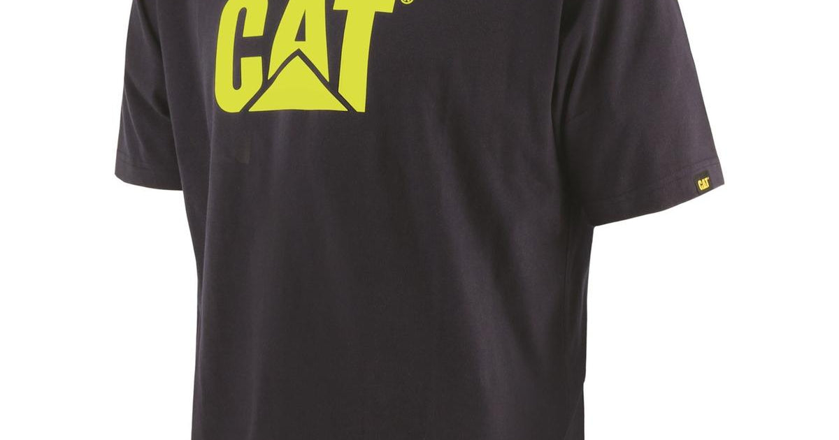 Caterpillar Trademark Logo T-Shirt Navy – BushWear
