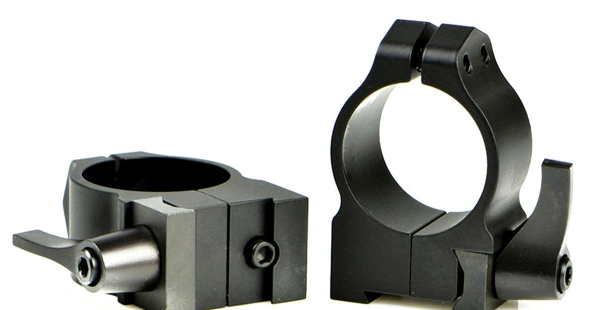 Warne Warne 30mm Qd Matte Med Cz Rings 14B1LM – BushWear