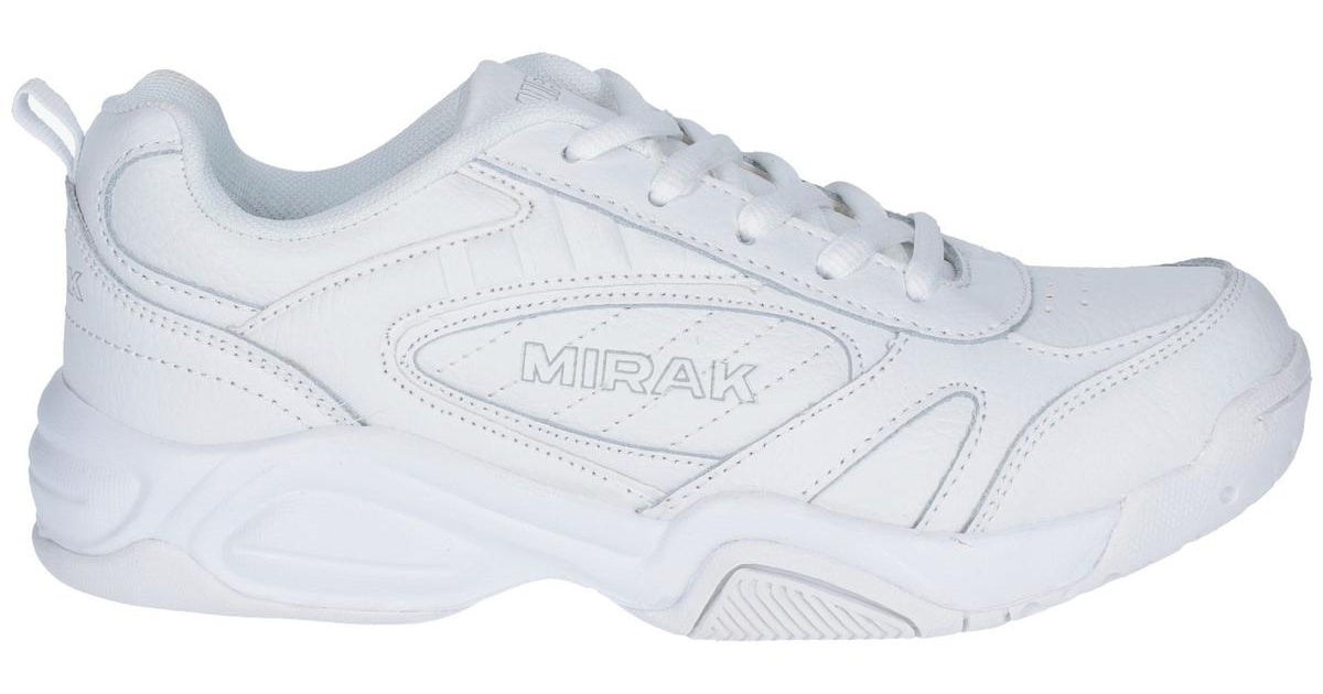 Mirak Contender Lace Trainer White – BushWear