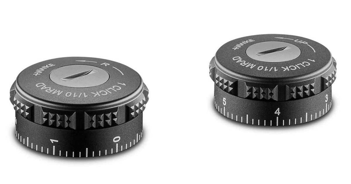 Hawke Riflescope Type 15 Turret Caps - Sidewinder 30 SF (1/10 MRAD loc ...