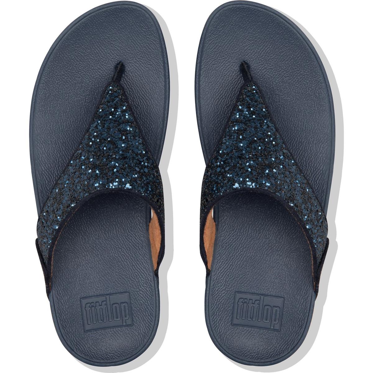 Fit Flop Lulu Glitter Toe-Post Sandals Midnight Navy – BushWear