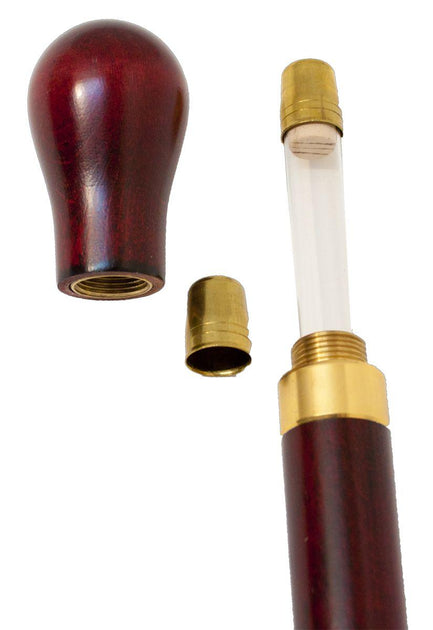 Bisley Turned Maple Tippling Stick with Flask – BushWear