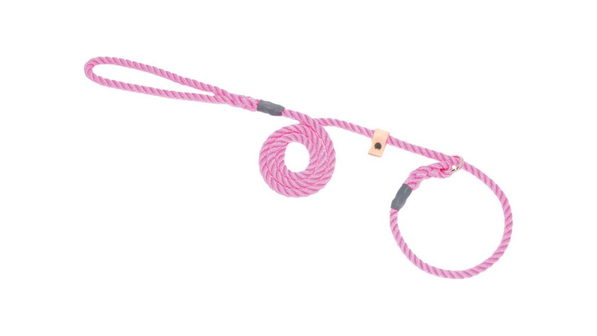 Bisley Dog Lead Pink Rope 8mm | BushWear