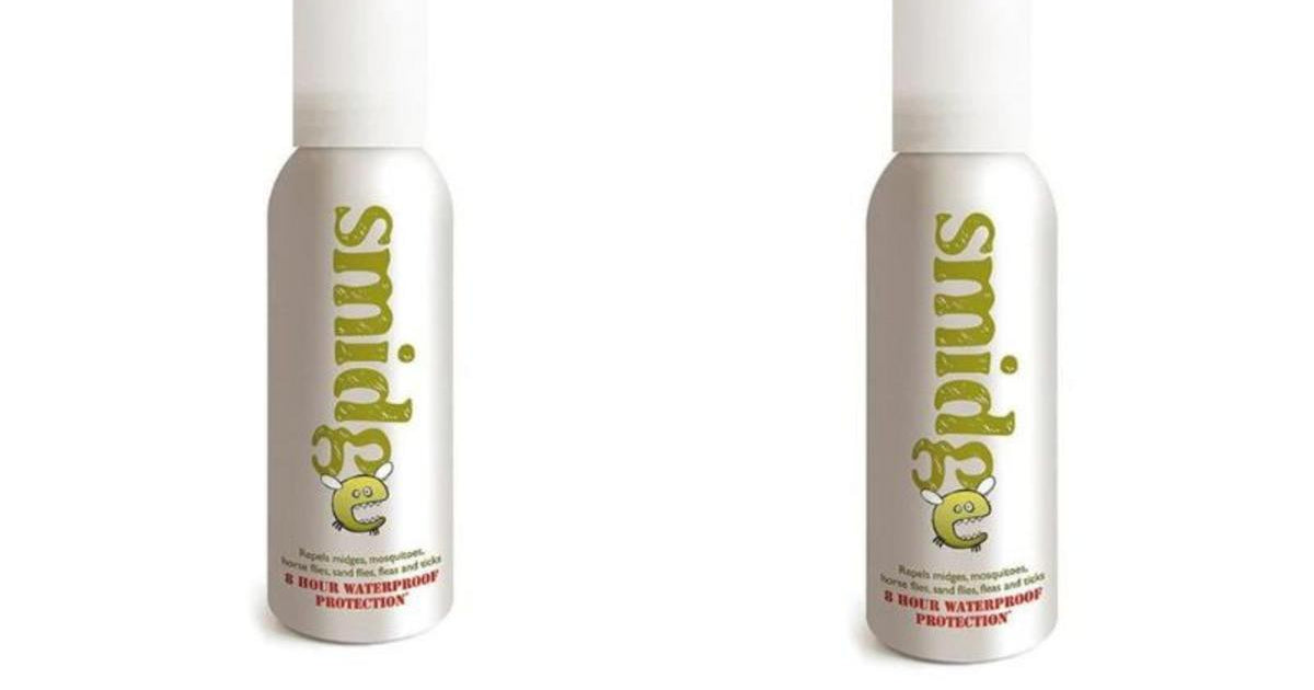 BushWear Smidge Midge Repellent (pump spray) 75ml Bundle Pack of 2