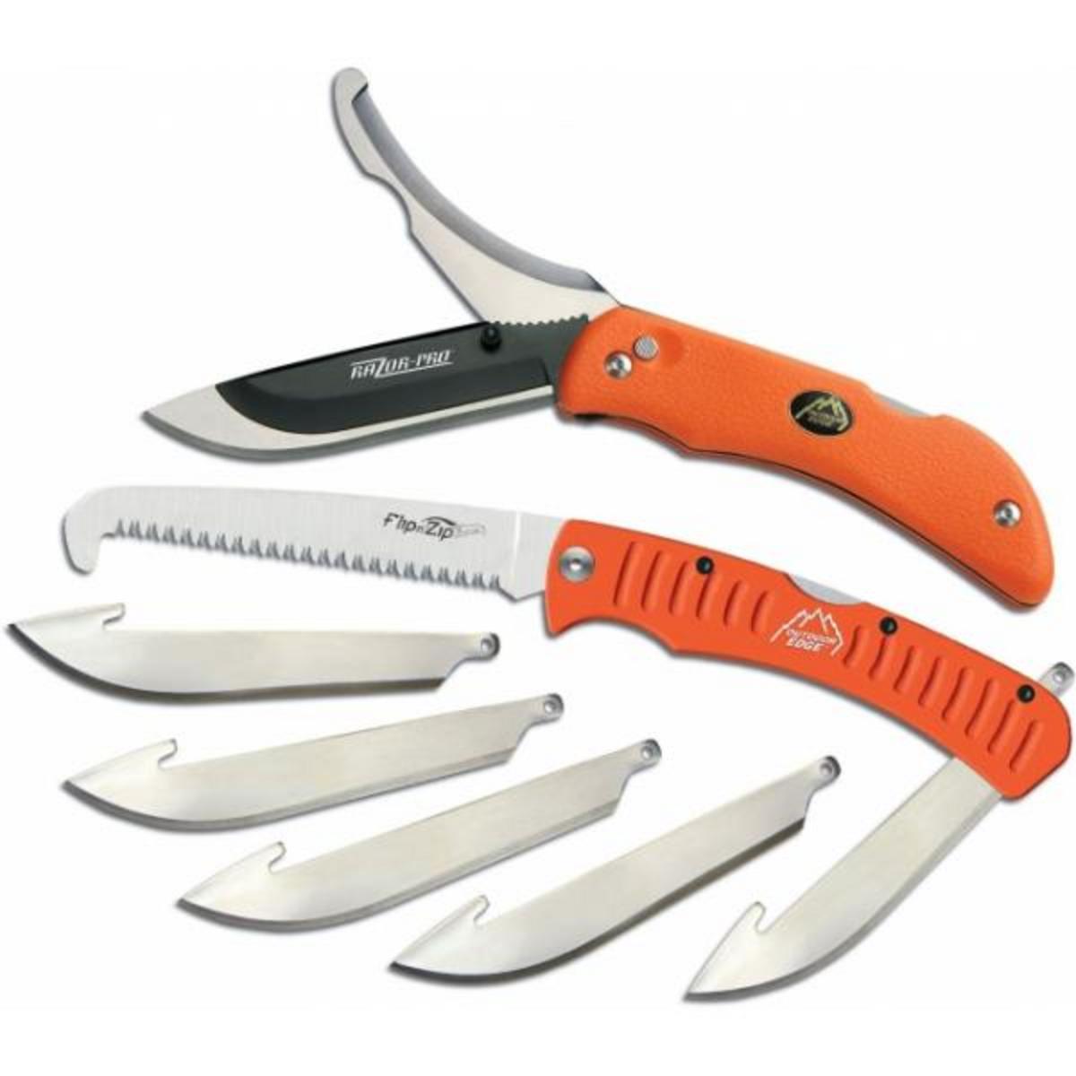 Outdoor Edge 3.5" Razor-Pro/Saw Combo Orange 6-Blades – BushWear