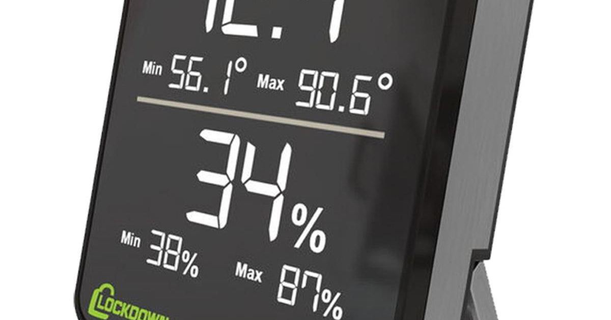 Lockdown Lockdown Digital Hygrometer – BushWear