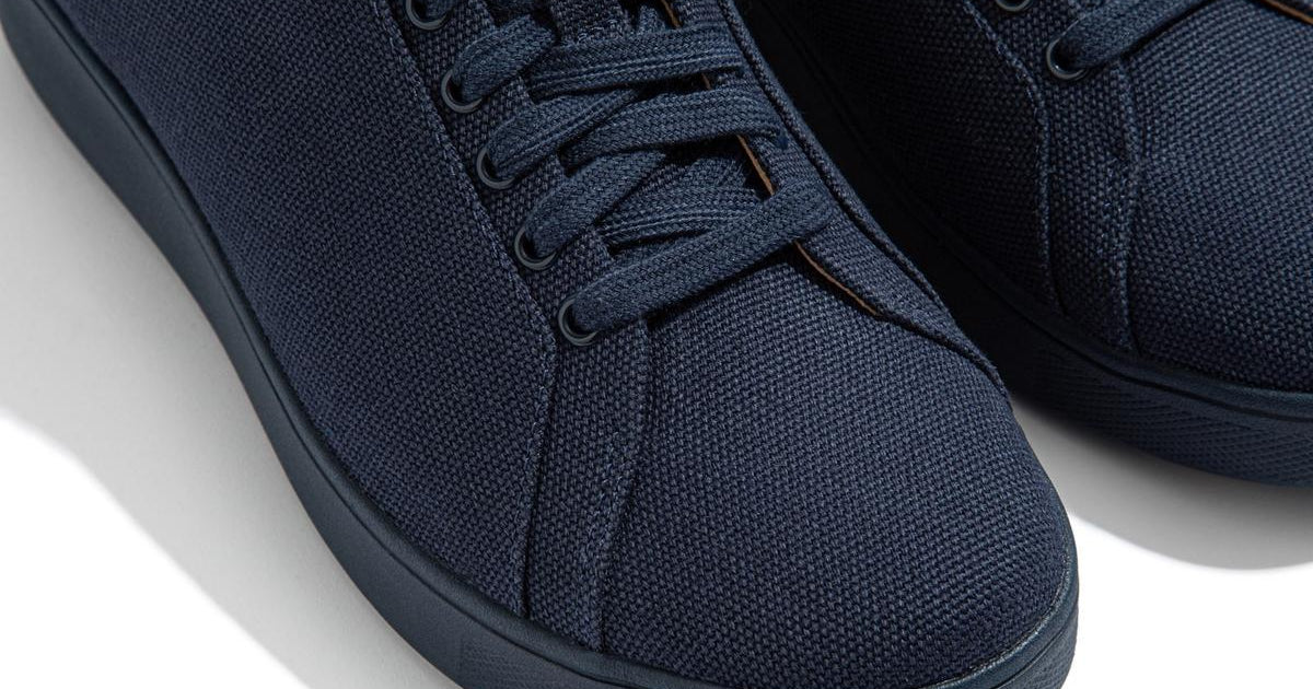 Fitflop Rally Canvas Trainers Midnight Navy – BushWear